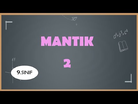 9.SINIF MATEMATİK-MANTIK 2 ( VE & VEYA BAĞLACI ) - YouTube