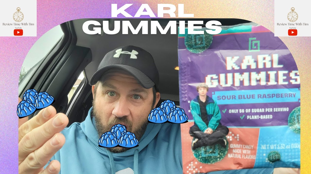 Karls GUMMIES SOUR BLUE RASPERRY - YouTube