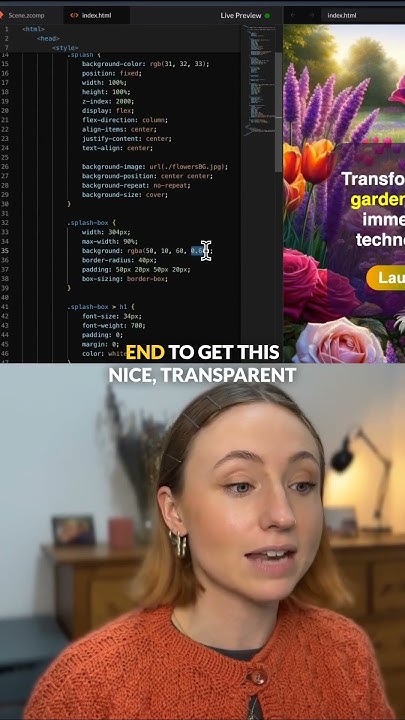 How to Customise Your AR Splash Screen in Mattercraft | Simple HTML ...
