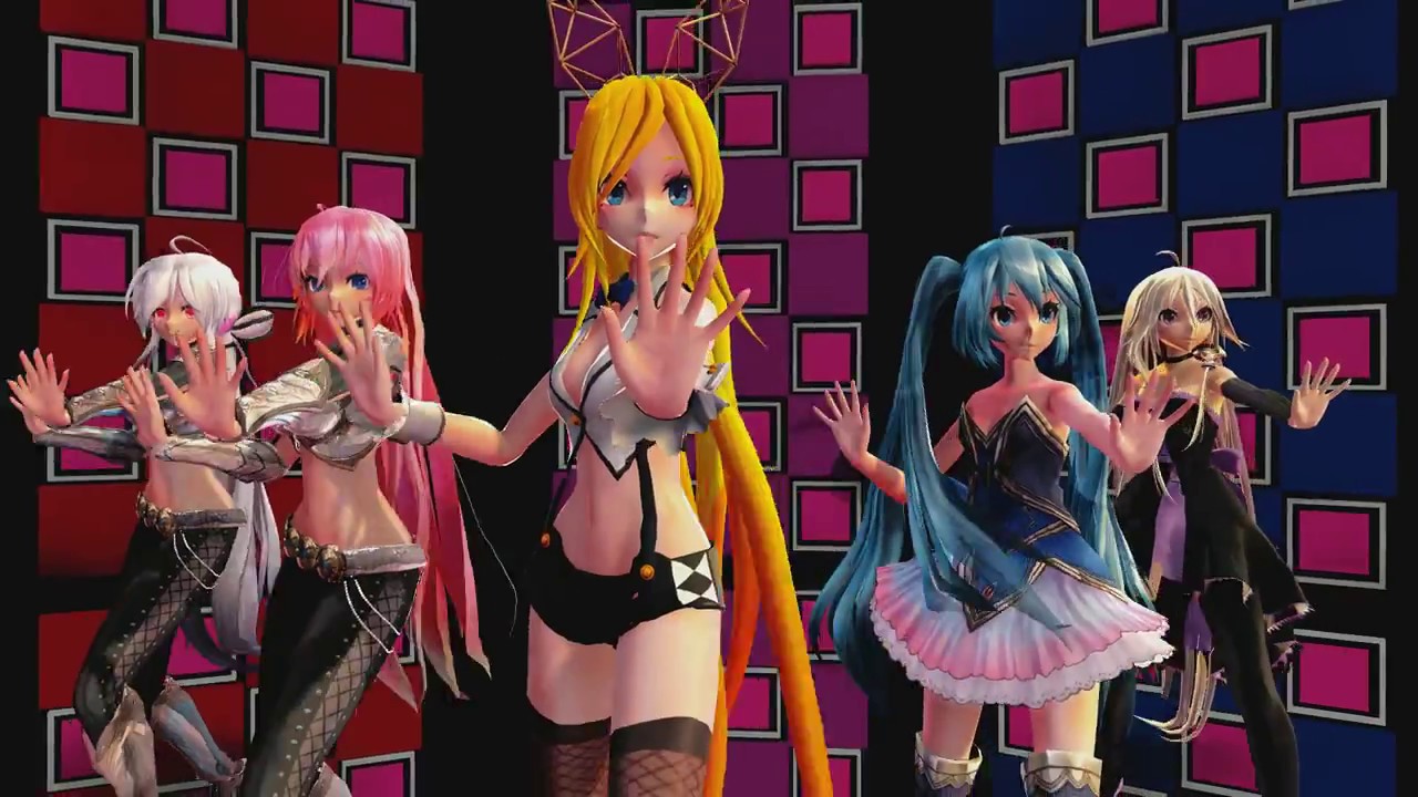 [MMD] Bar Bar Bar (Lily, Haku, Luka, IA, and Miku) +Motion/Model/Stage DL - YouTube