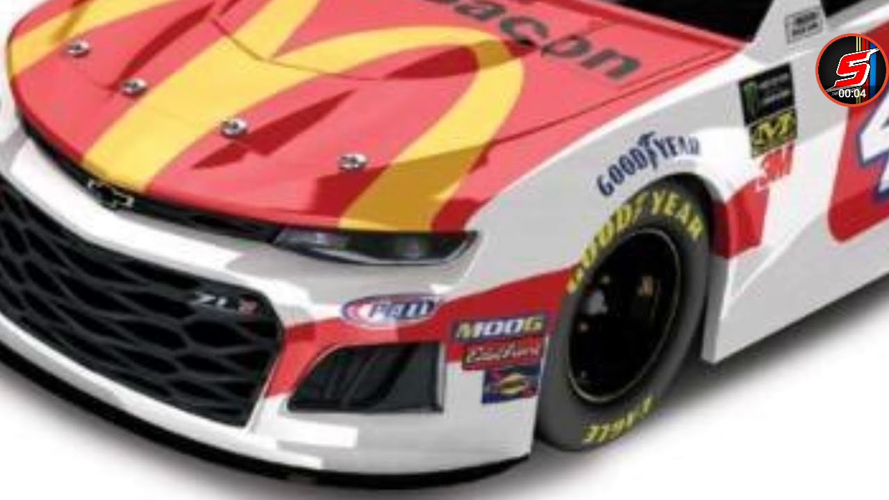 Darrel "Bubba" Wallace's 2019 #43 McDonalds Paint Scheme - YouTube