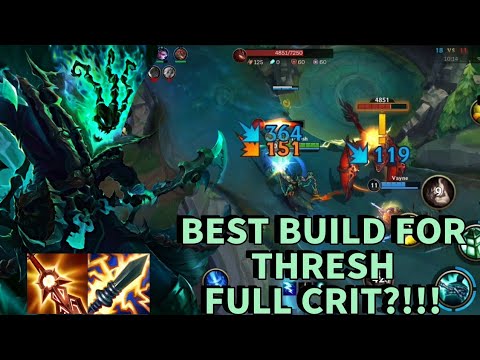 Wild Rift - Thresh Full CRIT ONE SHOT MACHINE - YouTube