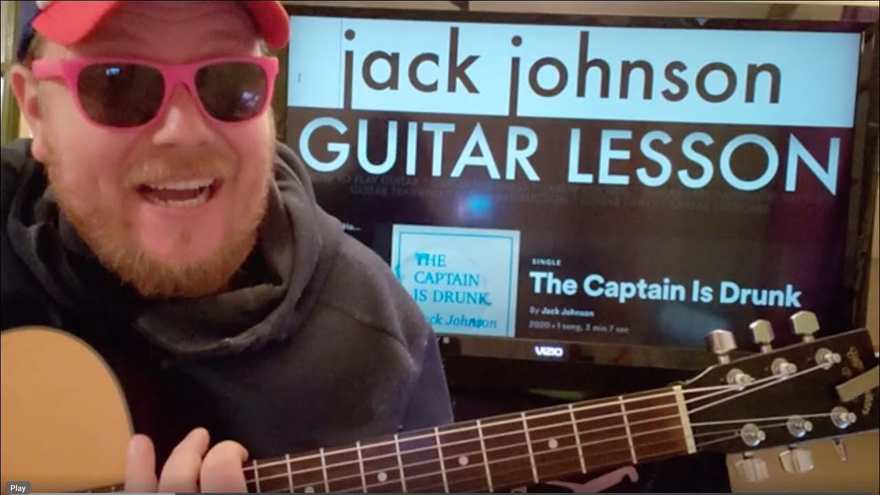 How To Play The Captain Is Drunk Guitar Jack Johnson // easy guitar ...
