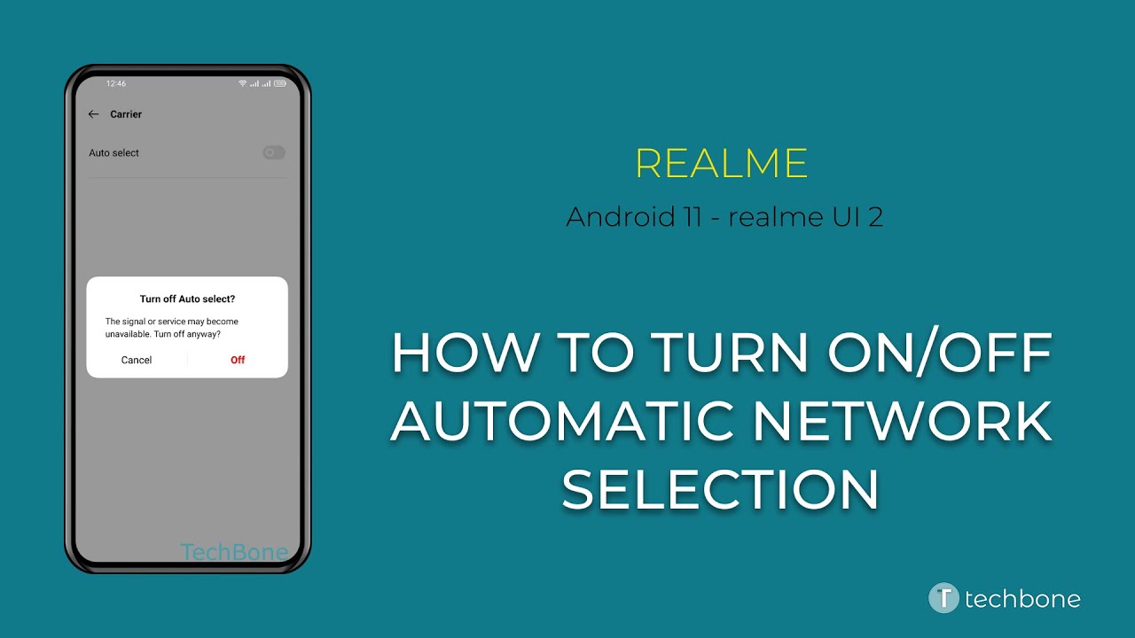 How to Turn On/Off Automatic Network selection - realme [Android 11 ...