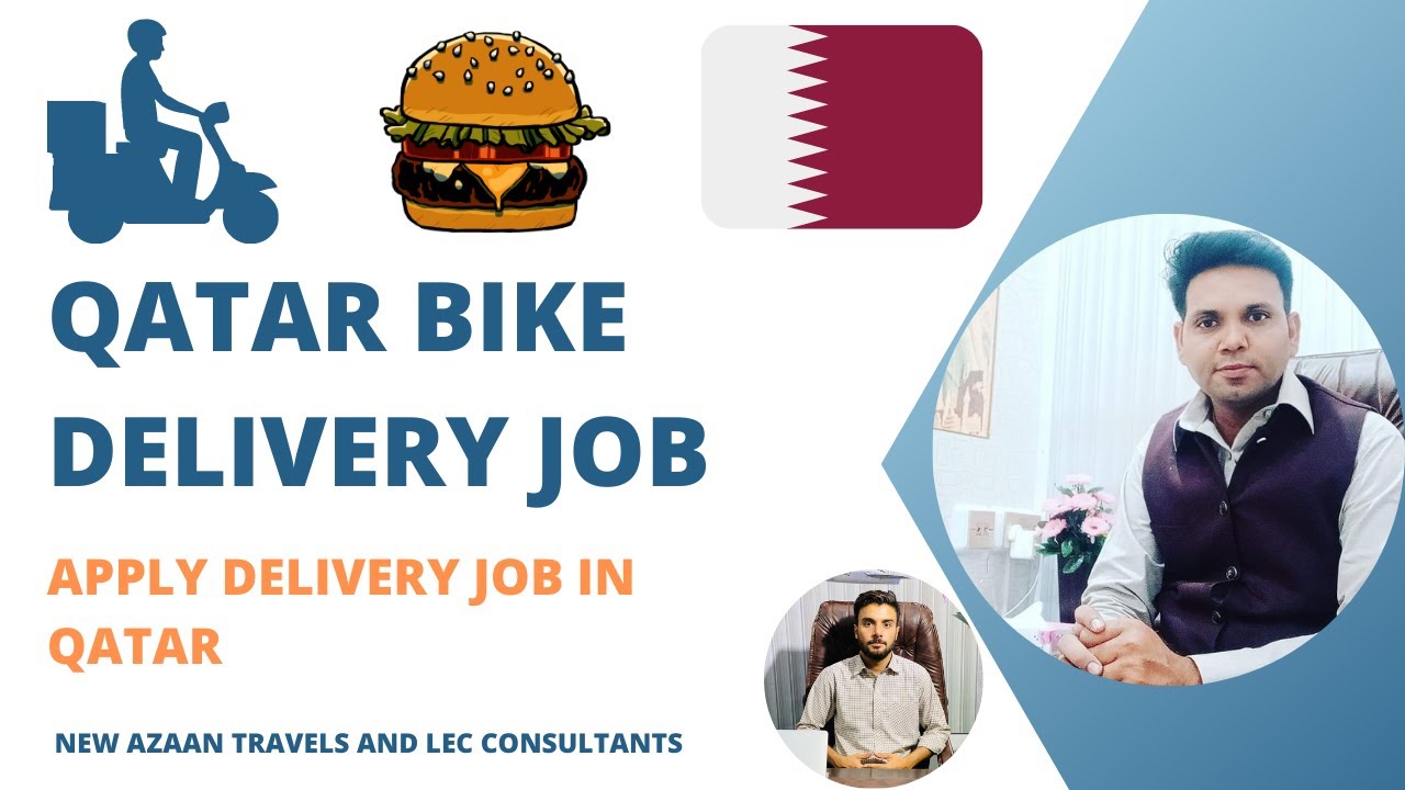 Qatar Bike rider delivery job || Apply Qatar for job complete process ...