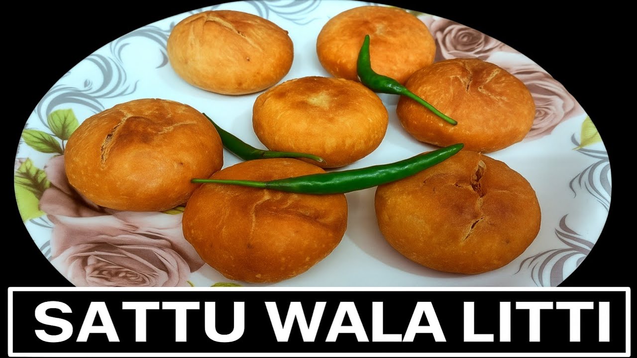 Authentic Bihari Sattu Litti Recipe | Crispy Fried Litti | Traditional ...