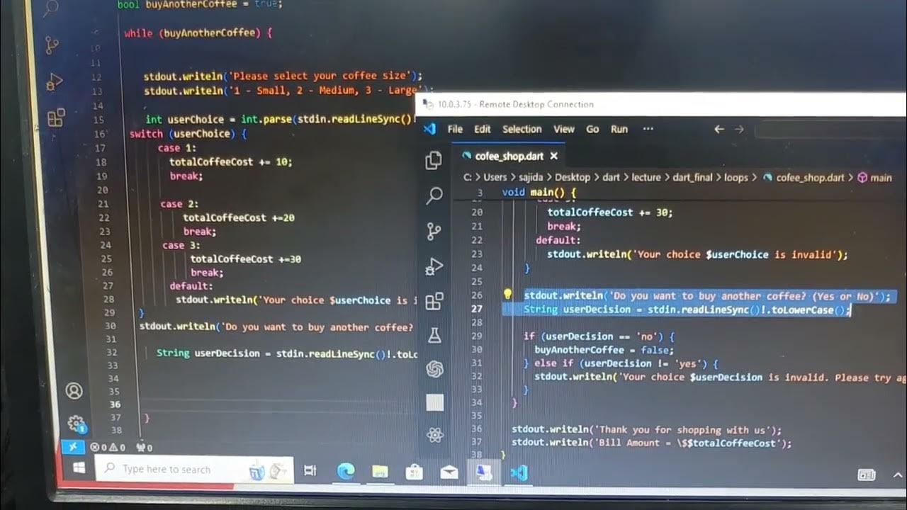 Flutter & Dart (Part 10) While Loop Example - YouTube