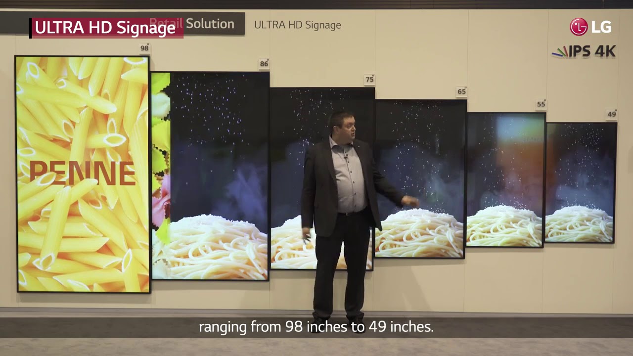 LG Solution Window Facing Display & UHD Signage - YouTube