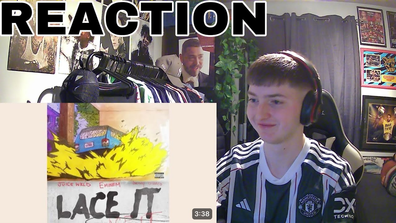 Juice Wrld Eminem And Benny Blanco Lace It Reaction Youtube 0872