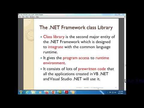 ASP.NET Lecture 53 (2) - .NET Framework Class Library | Namespace ...
