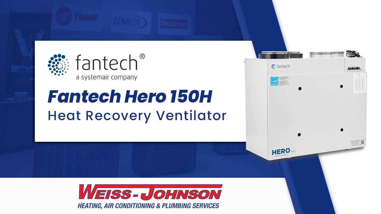 Fantech Hero 150H HRV - YouTube