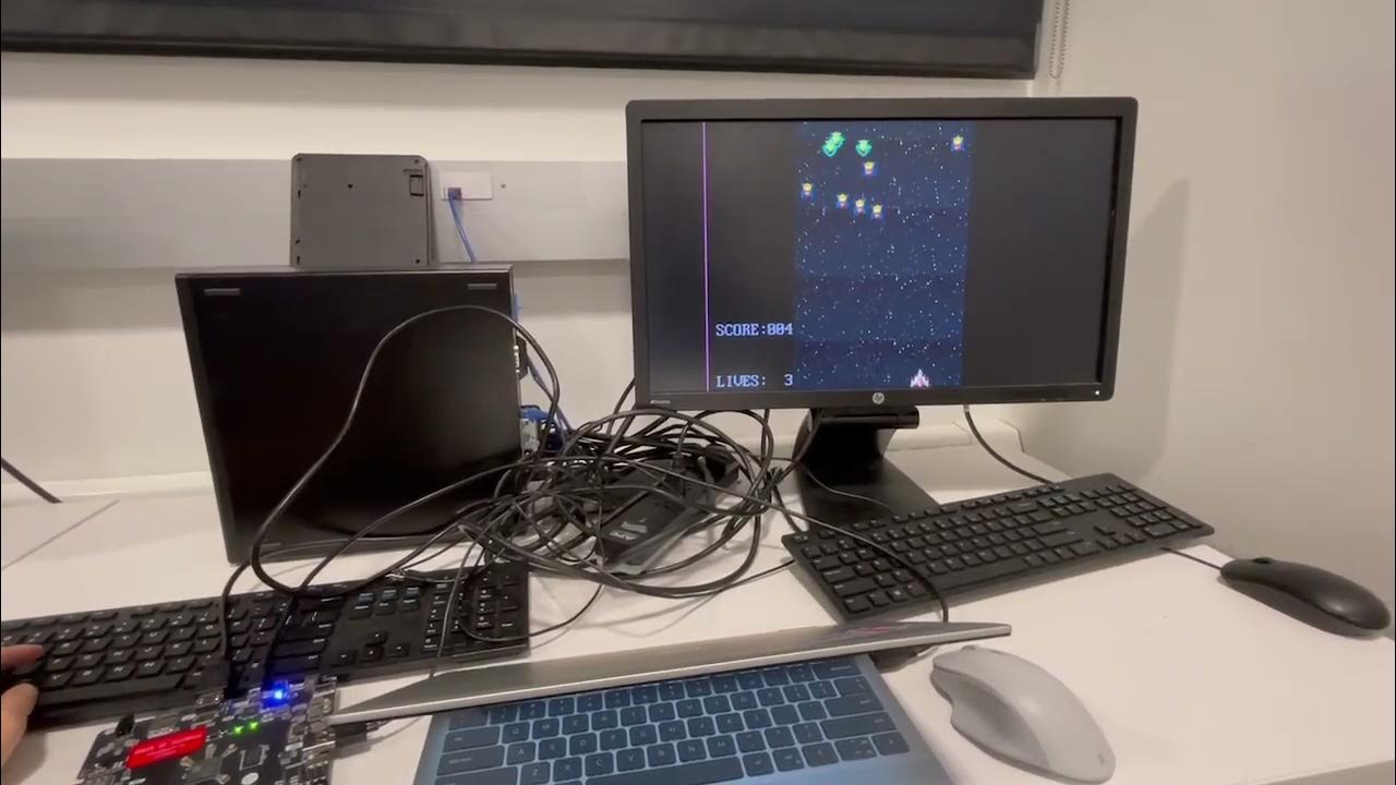 Arcade Game using SystemVerilog - YouTube