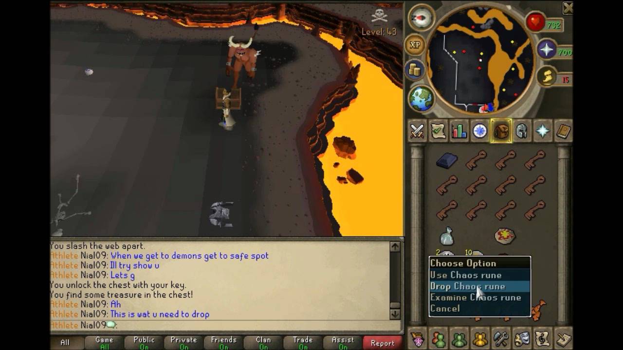 runescape using 100 muddy keys amazing loot - YouTube