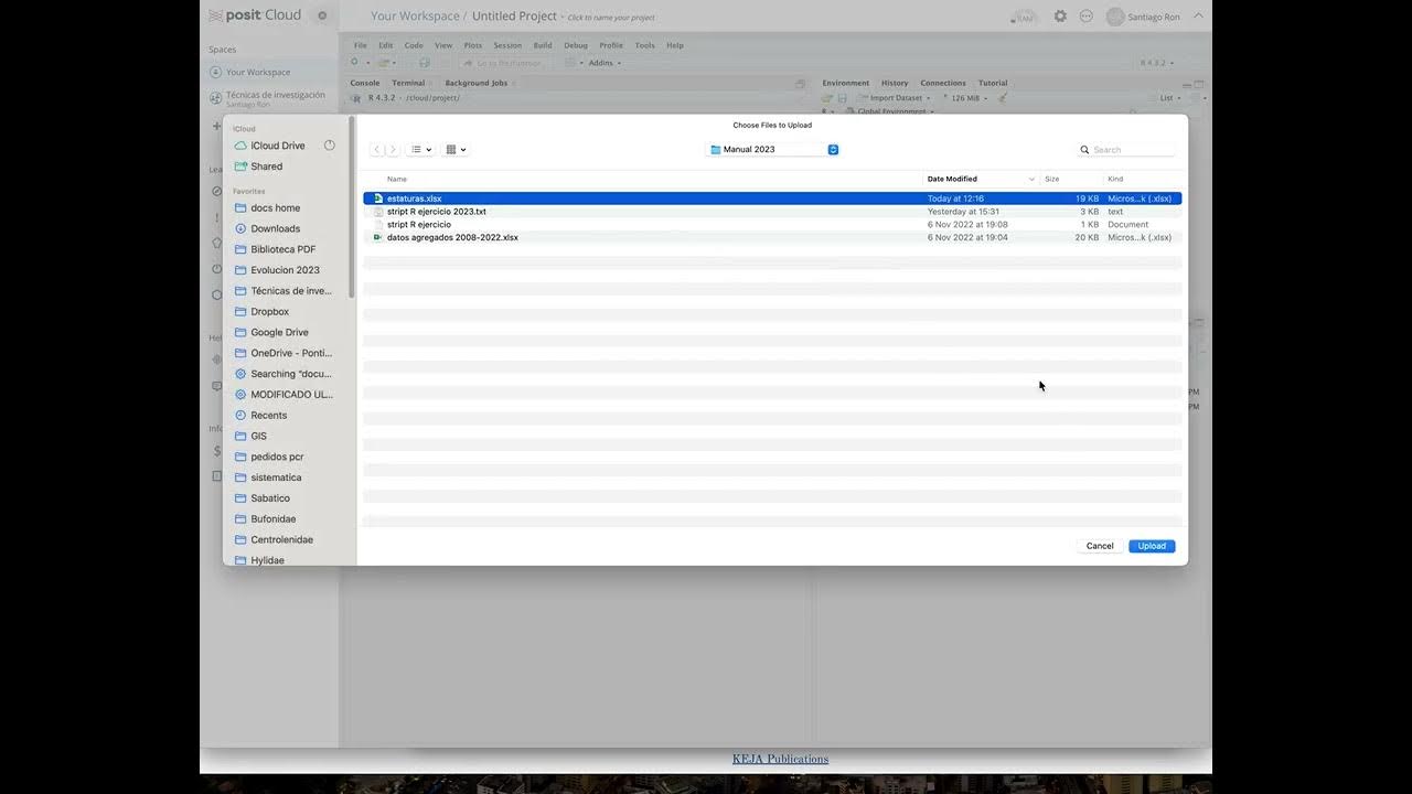 Tutorial para el uso de Posit cloud con R-studio - YouTube