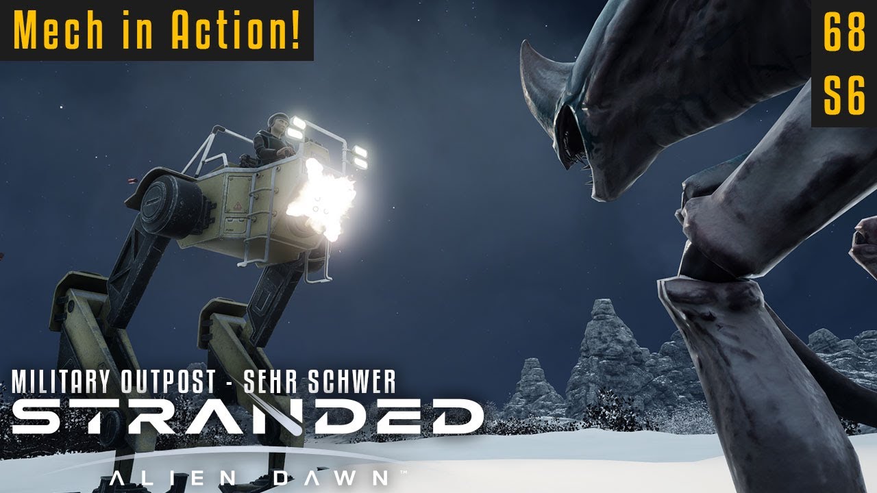 Mech in Action! | Stranded: Alien Dawn 06.68 | Military Outpost | Sehr ...