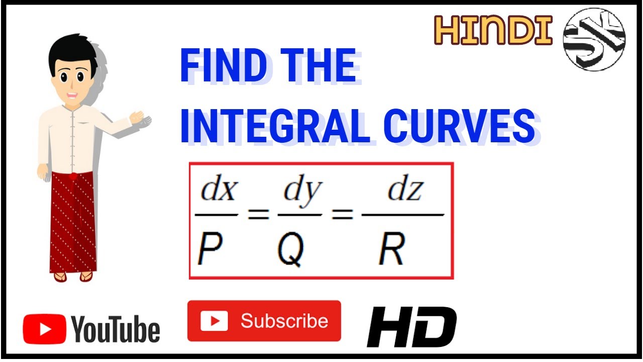 Example on finding the integral curve - YouTube