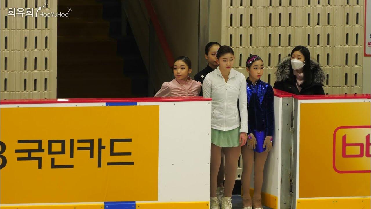 [4K60p] 2023 종합선수권 Korean Nationals (DAY2) | Junior Women SP Group6 Warm-up - YouTube