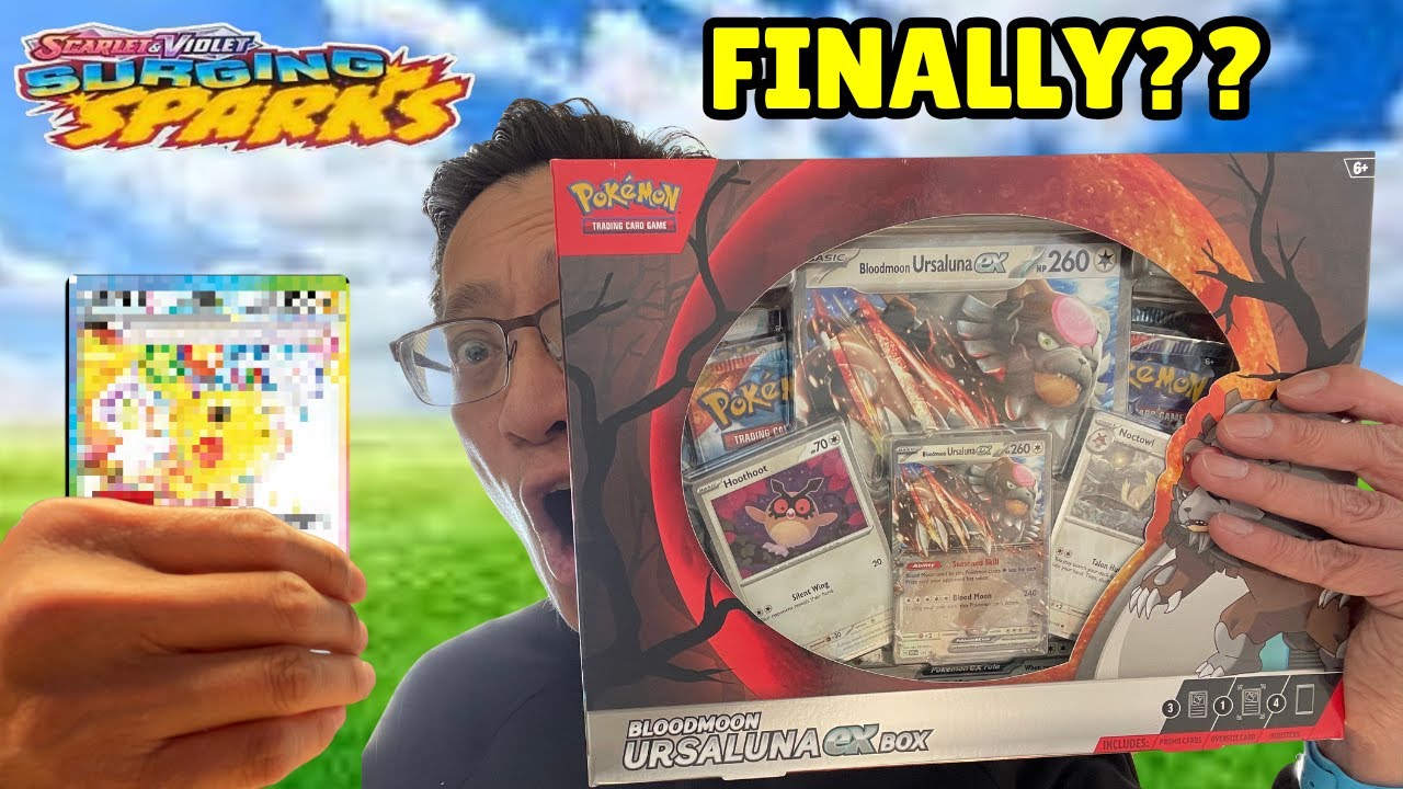 Pulling This $500 Pokemon Card Hard? Opening Bloodmoon Ursaluna Ex ...