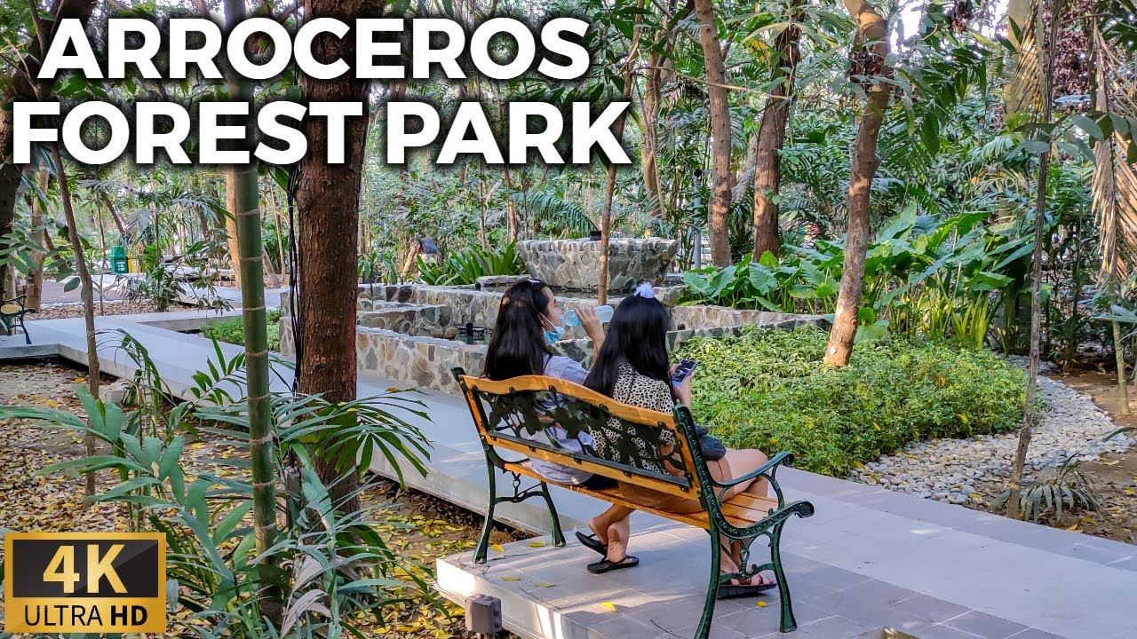 ARROCEROS FOREST PARK in Manila Afternoon Walk [4K] Philippines ...