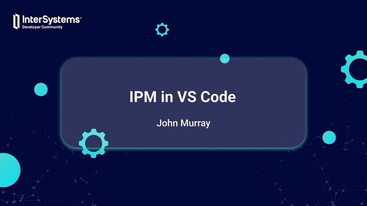 Using InterSystems Package Manager IPM - ZPM from VS Code - YouTube