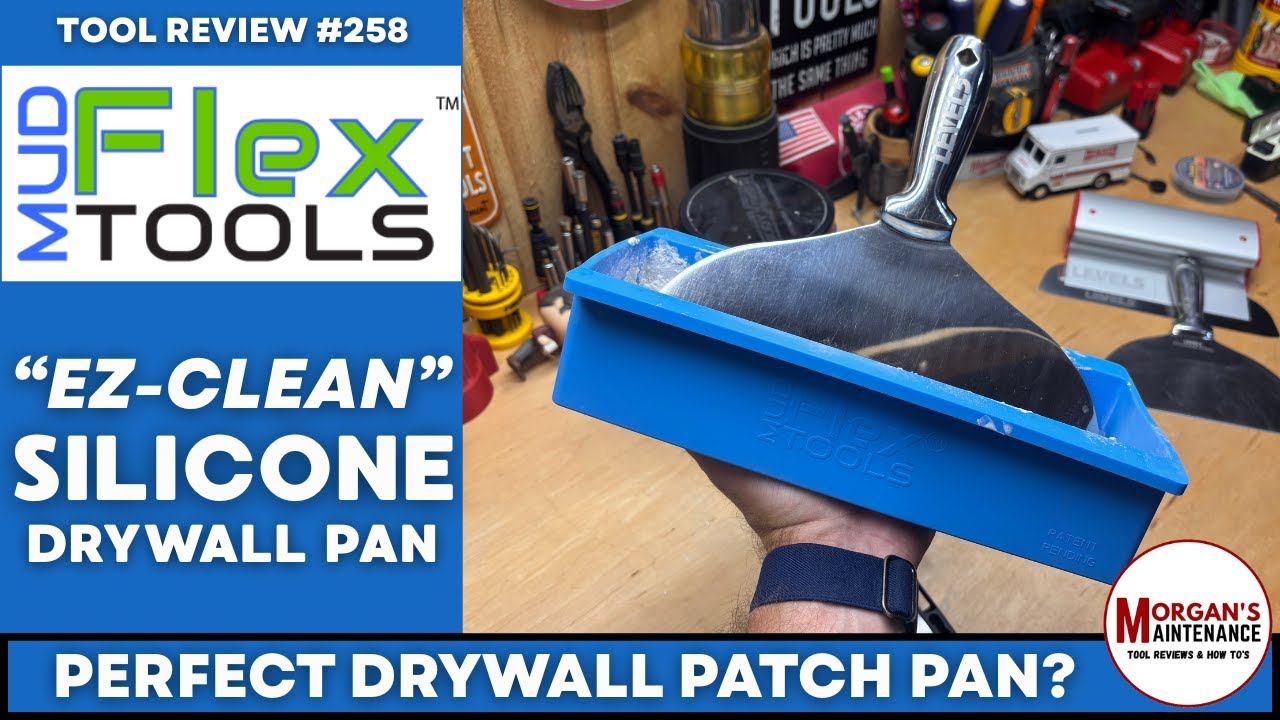 MUDFlex EZ Clean Silicone Drywall Pan | Perfect Patch Pan? - YouTube