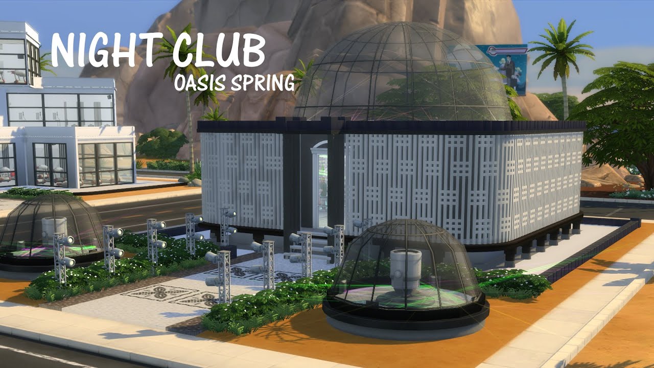 Disco Ball Night Club The Sims 4 Speed Build - YouTube