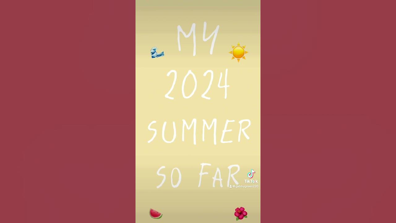 My amazing summer - YouTube