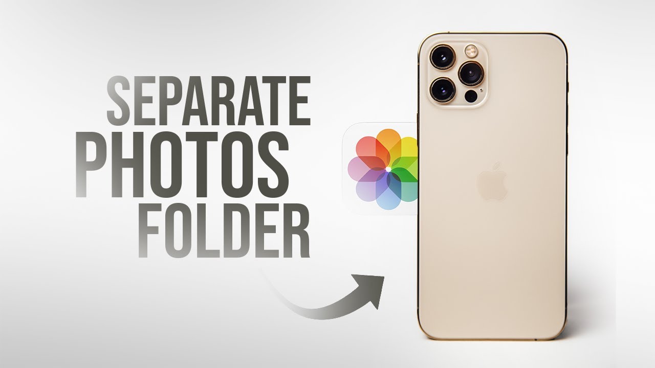 How to Make Separate Photos Folder on iPhone (tutorial) - YouTube