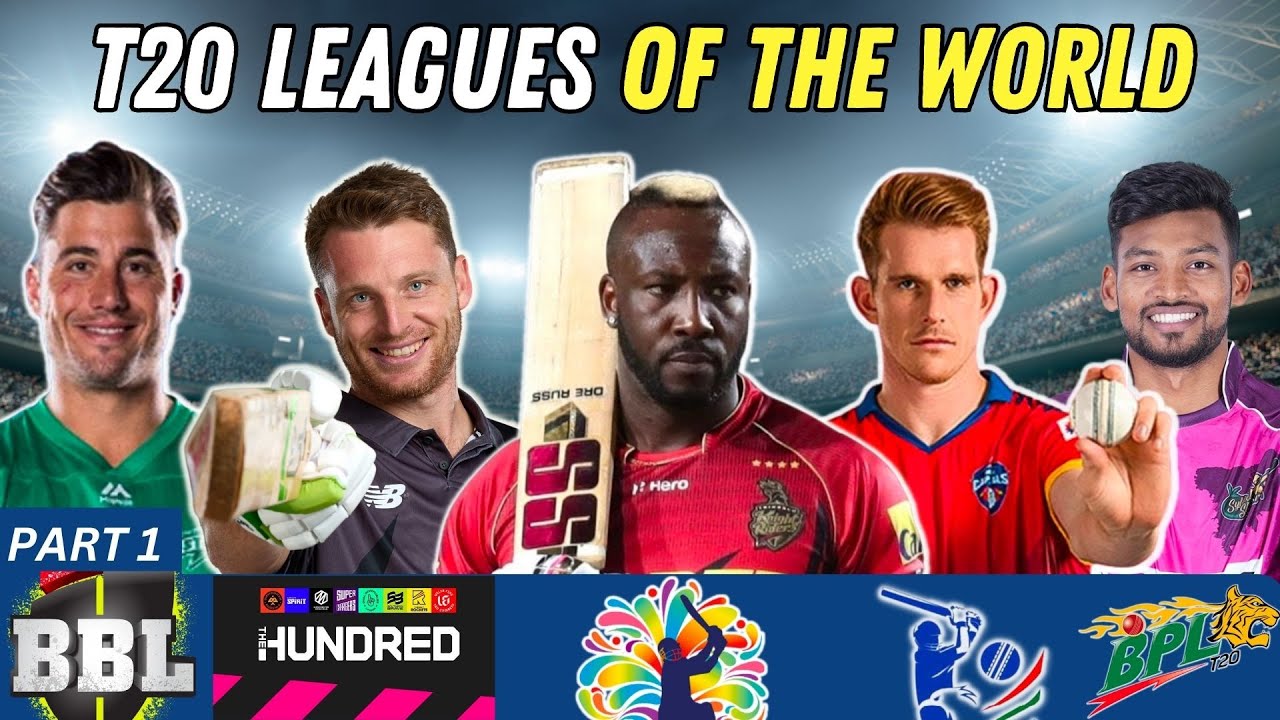 T20 CRICKET EVERYWHERE. A league in each country (Part 1) - YouTube
