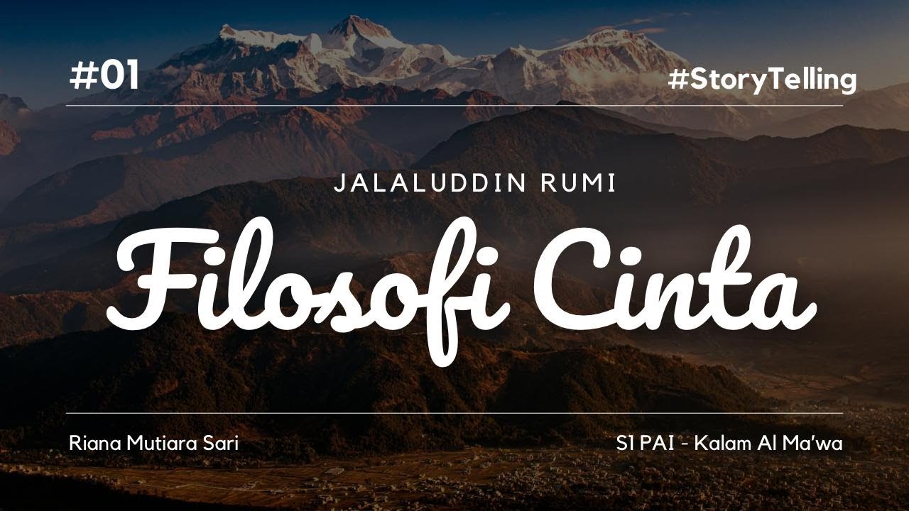 Filosofi Cinta - Jalaluddin Rumi - YouTube
