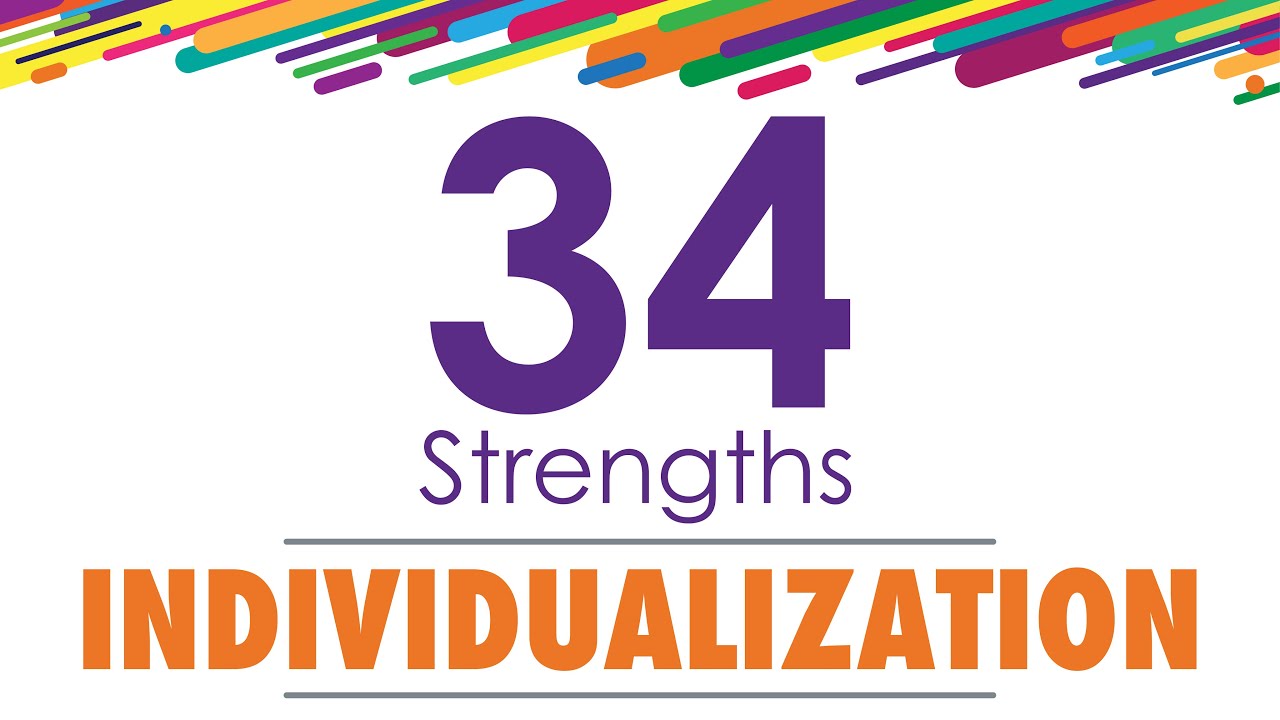 Individualization | Gallup’s 34 Clifton Strengths - YouTube