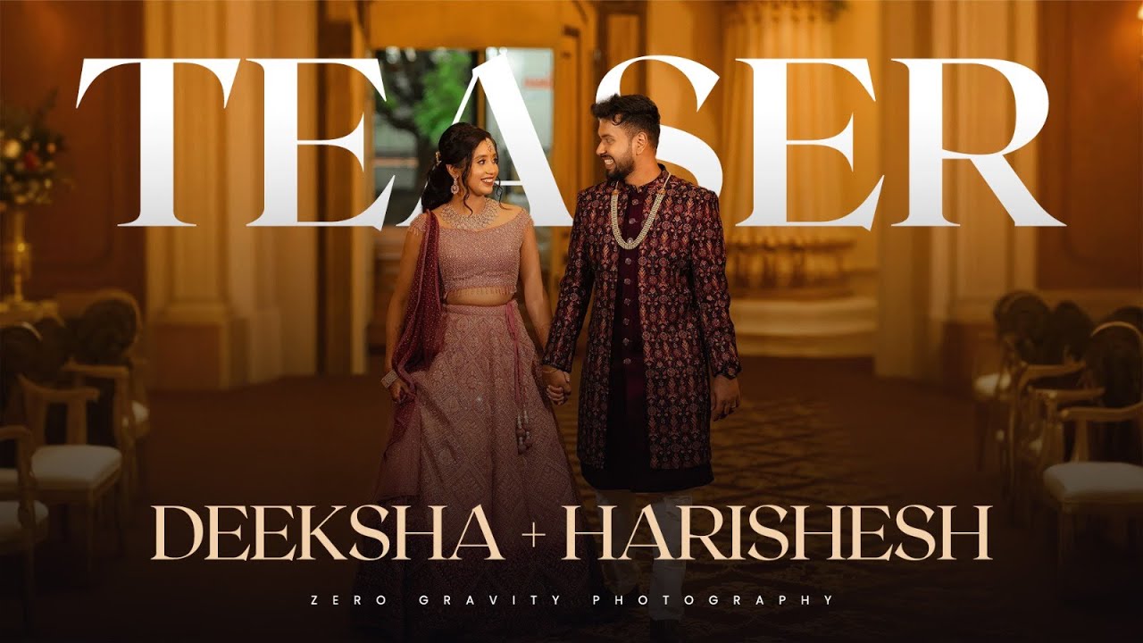 Celebrating love! | Don’t miss the wedding teaser of Deeksha & Harishesh | Zero Gravity ...