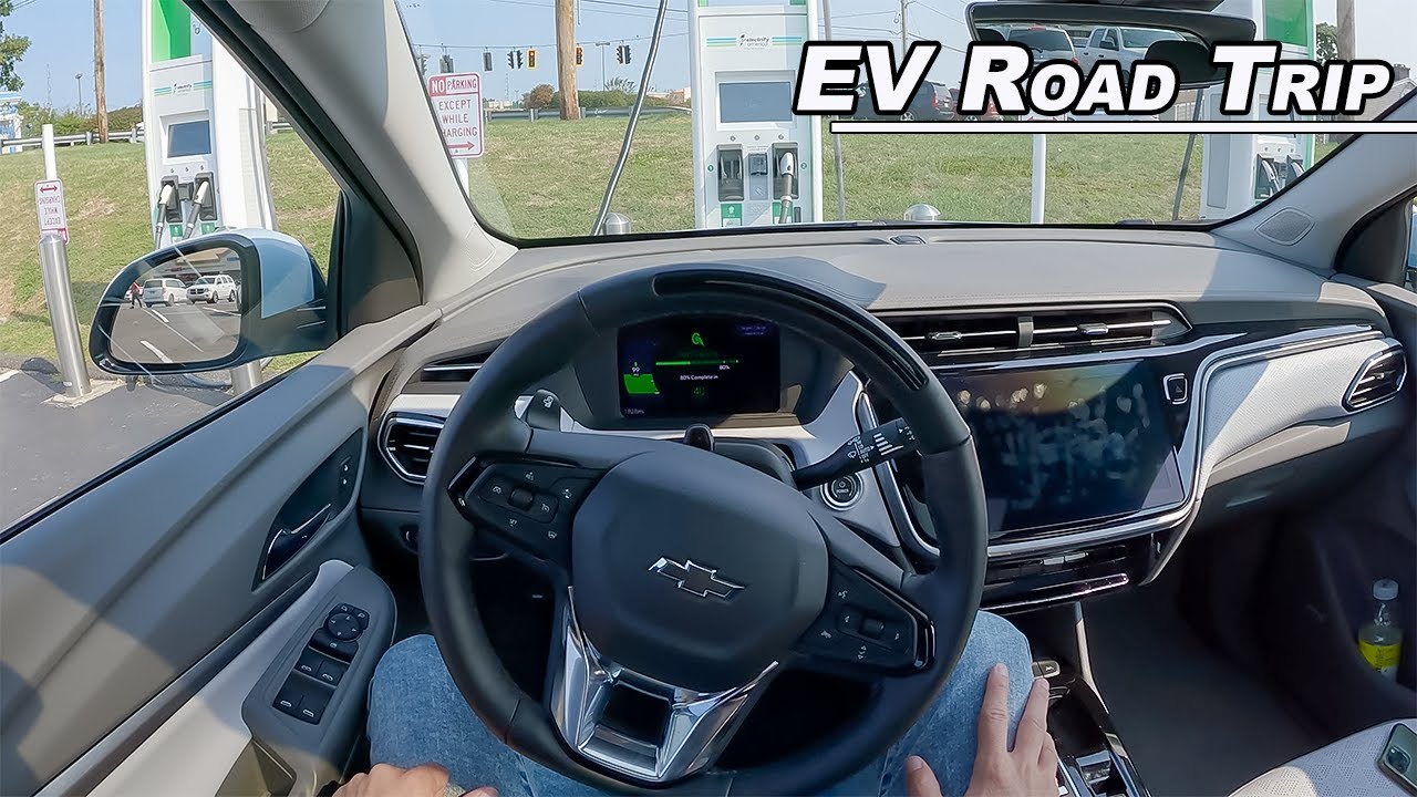 Chevy Bolt EUV ROAD TRIP! - 600 EV Miles With Charging (POV Binaural ...