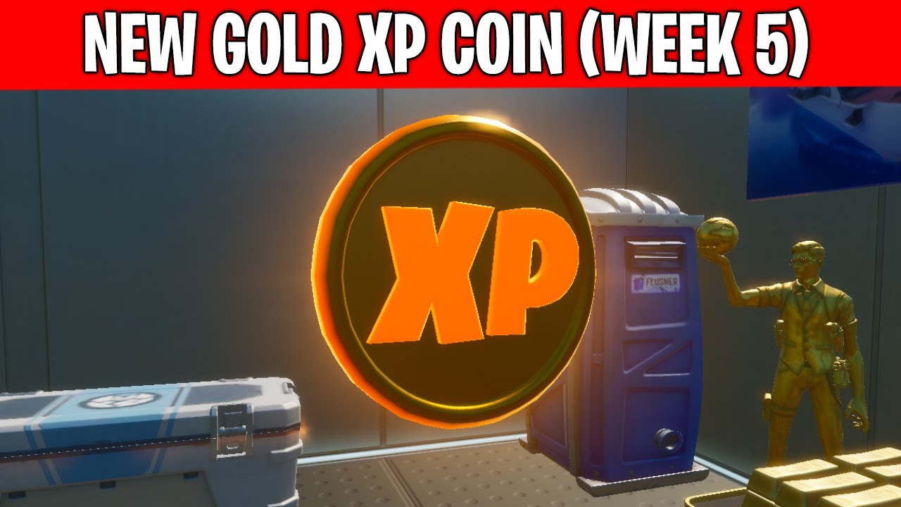 Gold xp location in fornite chapter 2 season 2 (Week 5)! Secret XP coin ...