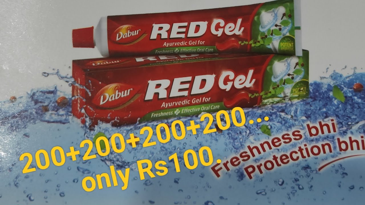 Colgate| Dabur Red Gel| closeup|filpkart Bigbillion sale - YouTube