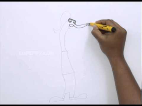 How to Draw a Scaredy Squirrel Paddy - YouTube