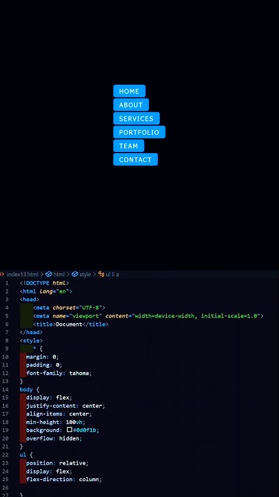 Smooth Navbar Animation Using Html5 Css Shorts Coding Javascript