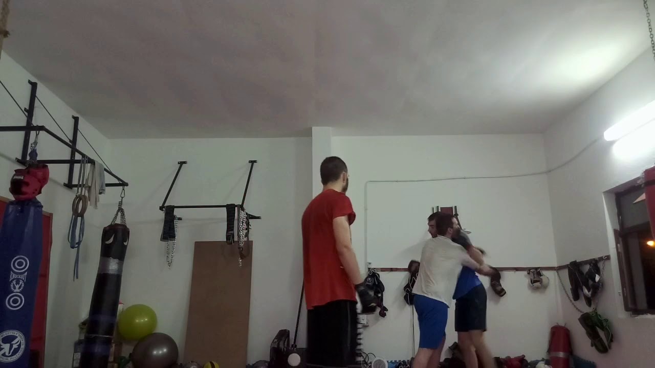 Clinch takedown drill - YouTube