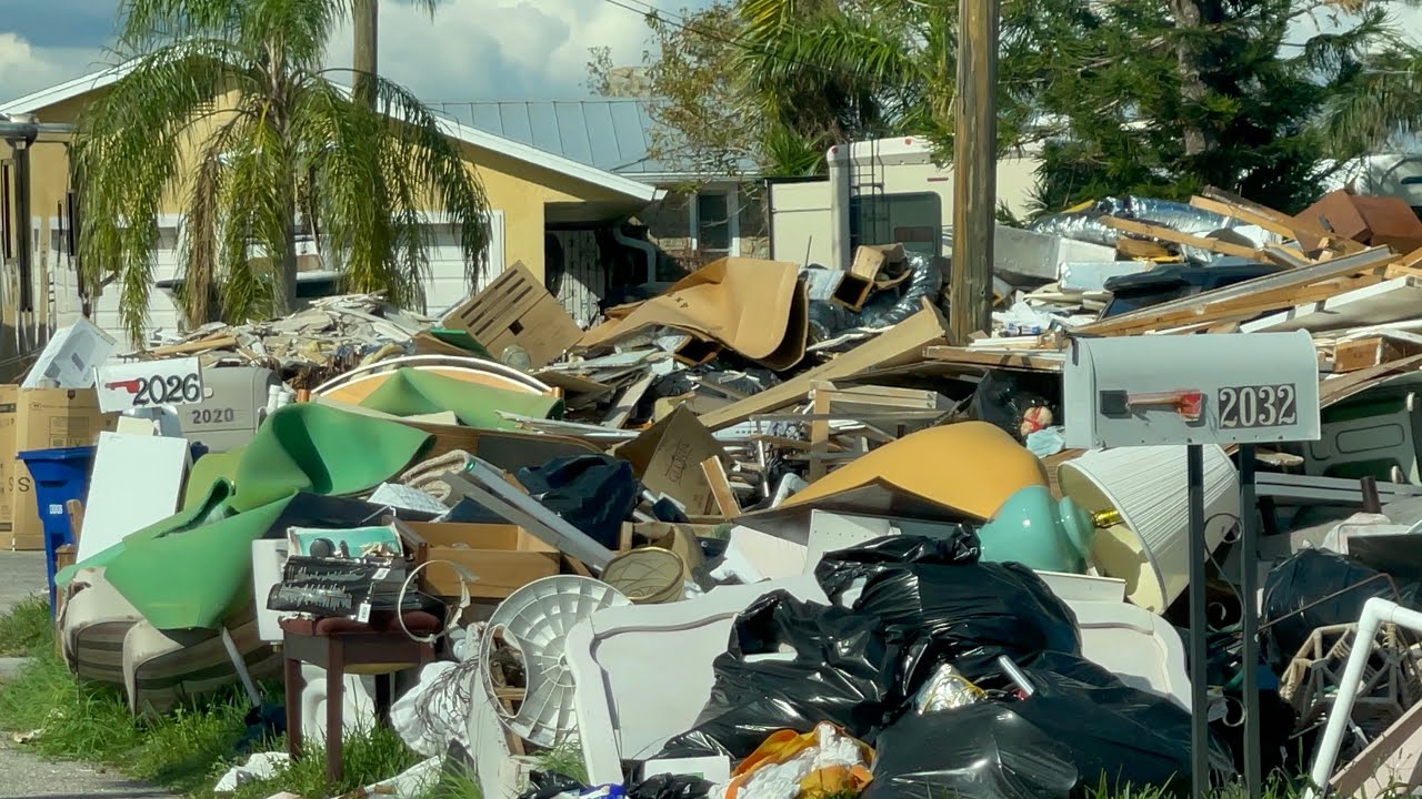 Fort Myers Shores Remains Buried In Toxic Mold Debris From Hurricane ...