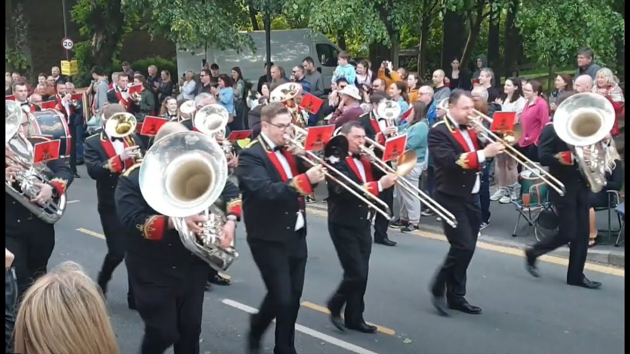 Saddleworth - Greenfield Whit Friday Brass Band contest - YouTube