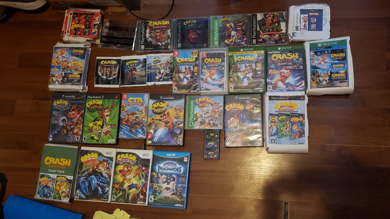 Crash Bandicoot Video Game Collection (1996-Present) (#1) - YouTube