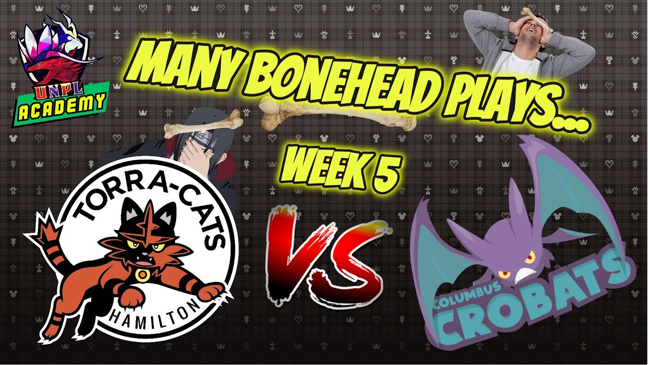 Many Bonehead Plays... - Hamilton Torracats vs. Columbus Crobats ~ UNPL ...