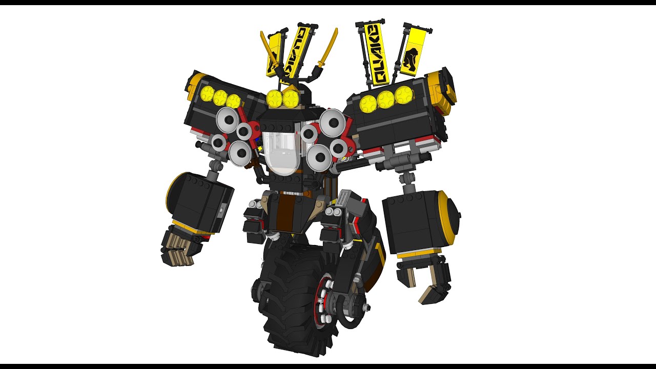 Lego 70632 Quake Mech 3D Sketchup - YouTube