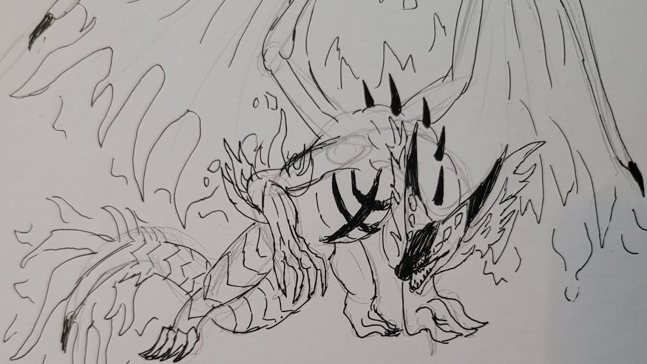 2024 Monsterhunter Wilds Xenojiiva Stickman To Xenojiiva Drawing Youtube