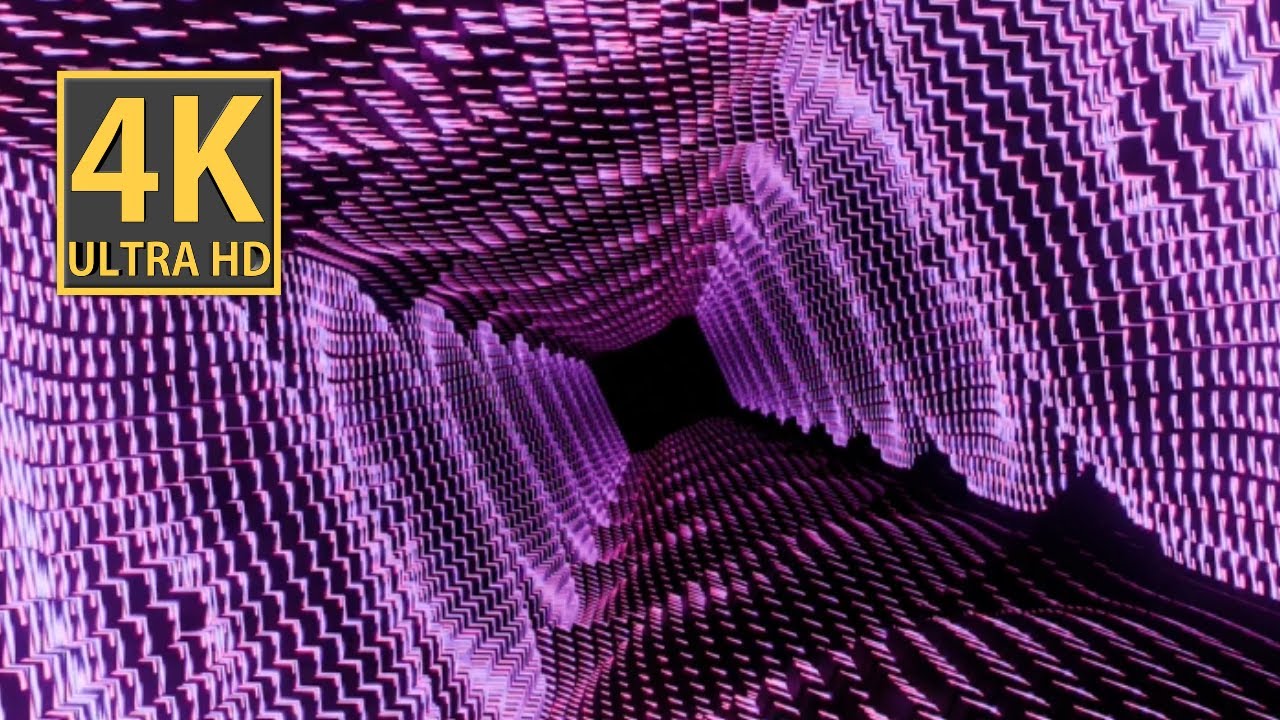 Abstract Background Video 4k Pink Purple VJ LOOP NEON Calm Hypnotic ...