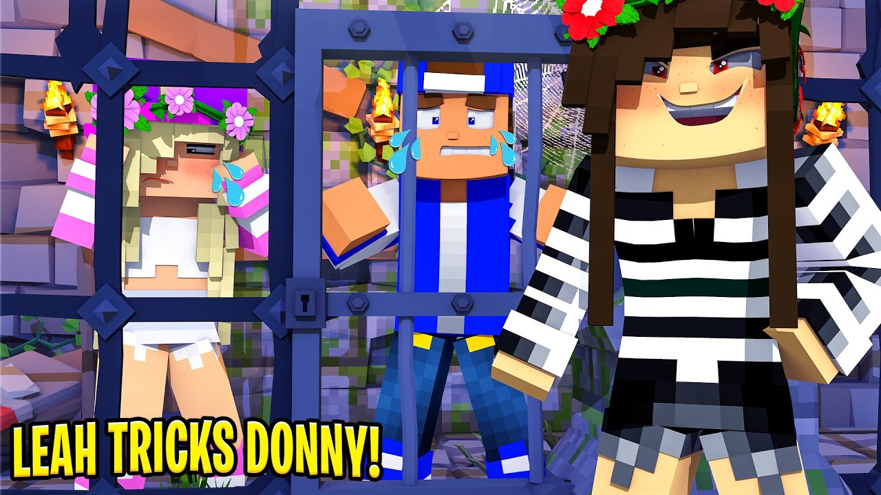 EVIL Little Leah's PLAN FOOLS LITLE DONNY... Minecraft - YouTube