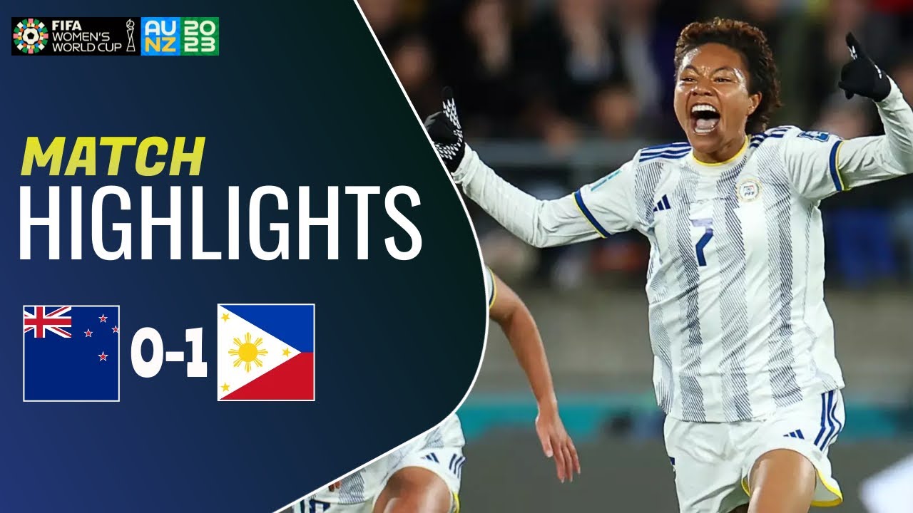 New Zealand vs Philippines (1-0), Sarina Bolden Goal & Highlights, FIFA ...