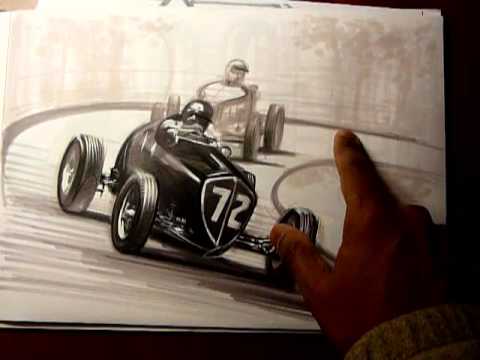 How to Draw Cars : How to Draw Cars: Intro Value Sketching Part 1 - YouTube
