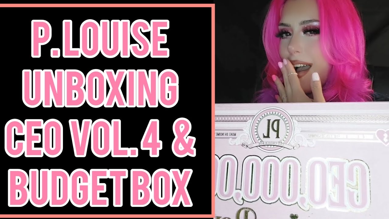 Unboxing P. Louise CEO volume 4 and Budget box 💕 - YouTube
