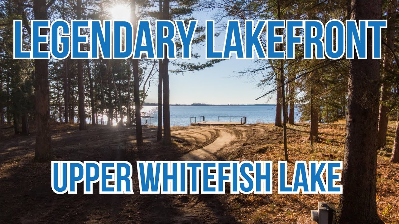 Legendary Lakefront and Historic Boathouse on Upper Whitefish Lake ...